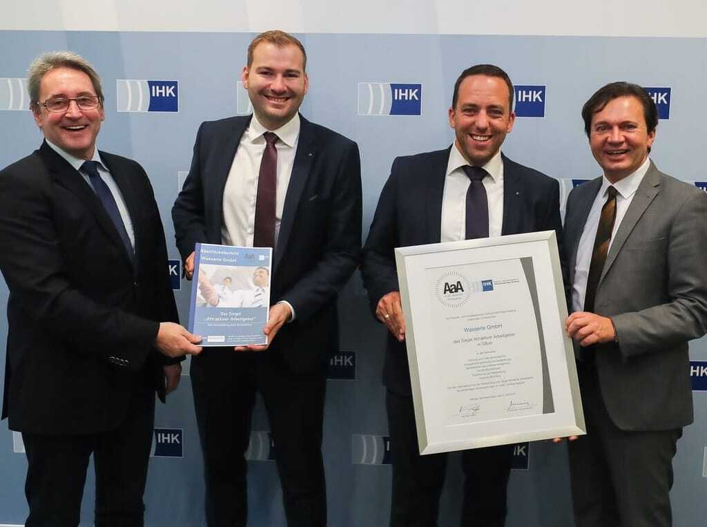 Wasserle als attraktiver Arbeitgeber ausgezeichnet - rationell reinigen ...