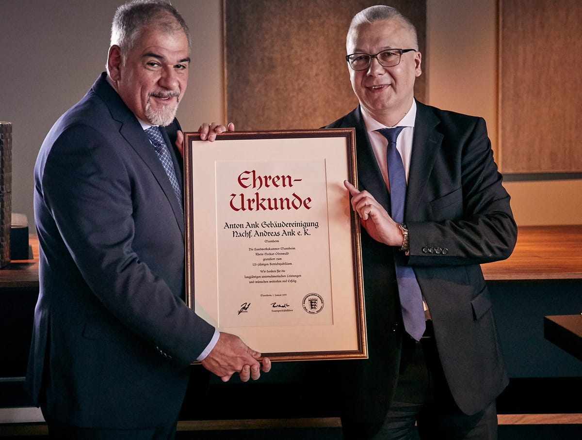 Anton Ank feiert 125-jähriges Bestehen - rationell reinigen Gebäudedienste