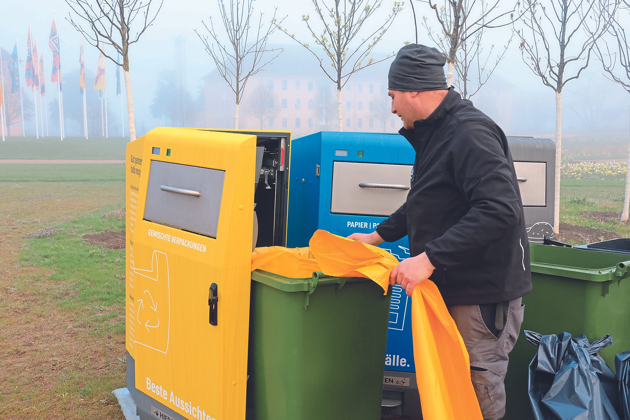 Abfallmanagement auf der BUGA 23: Smart ­sammeln und entsorgen ...